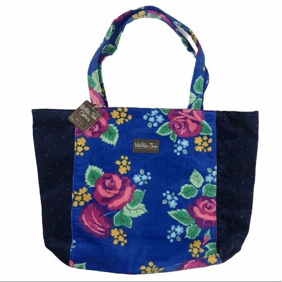 Matilda Jane | Bags | Matilda Jane Colorful Floralpolka Dot Teddy Cloth ...